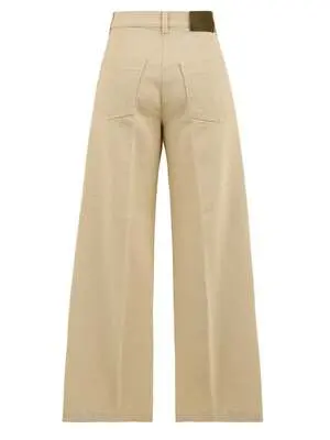 Aspesi Cotton Denim Flared Pants
