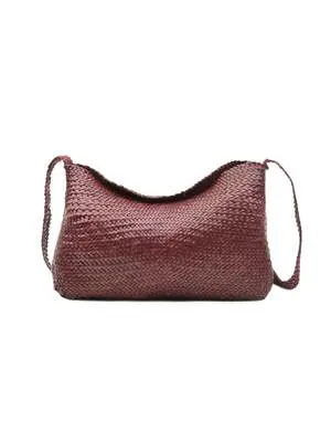 Dragon Diffusion Woven Shoulder Bag - Bordo