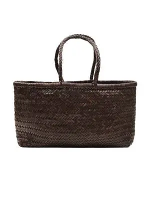 Dragon Diffusion Handwoven Buffalo Calf Leather Basket Tote