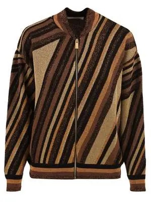 AKEP Striped Bomber Jacket