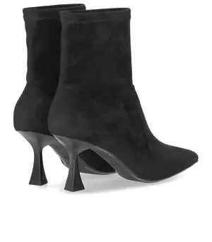 SERGIO LEVANTESI Janet Heeled Ankle Boots - Black