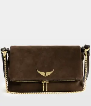 Zadig&Voltaire Grained Leather Shoulder Bag