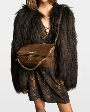 Zadig&Voltaire Grained Leather Shoulder Bag