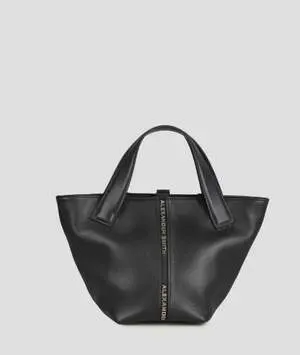 ALEXANDER SMITH Small Tumbled Leather Handheld Bag
