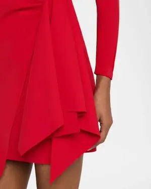 Chiara Boni La Petite Robe Draped Mini Dress - Passion