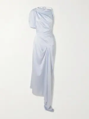 Asymmetric Crepe Midi