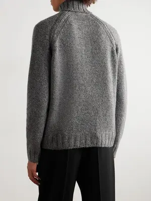 Zegna Cashmere And Wool-blend Rollneck Sweater