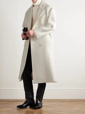 TOM FORD Double-breasted Cashmere Tailored Coat