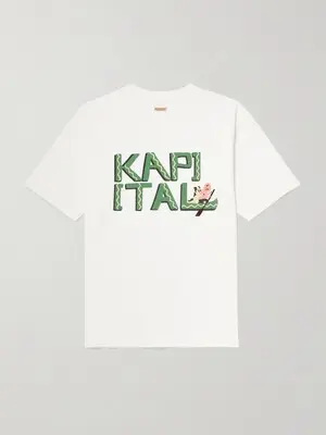 Kapital Printed Cotton-jersey T-shirt - Green
