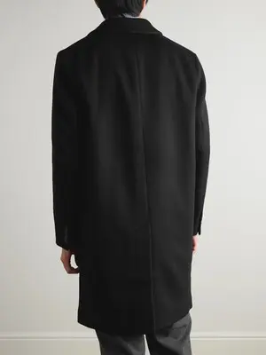 Mr P. Wool And Cashmere-blend Coat - Black