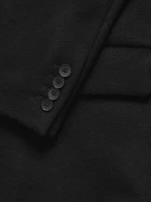 Mr P. Wool And Cashmere-blend Coat - Black