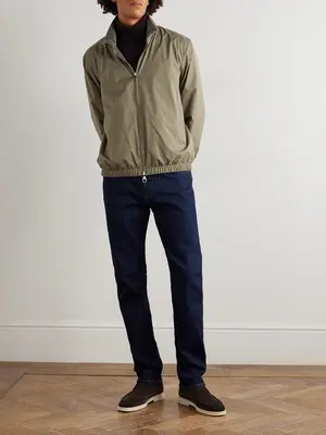 Loro Piana Reversible Windmate® Storm System® Blouson Jacket - Green
