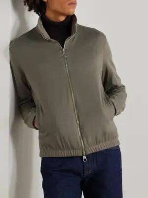 Loro Piana Reversible Windmate® Storm System® Blouson Jacket - Green