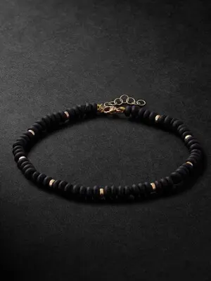 Men's Black Gold Bracelets