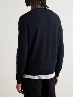 Moncler Logo-appliquéd Wool Sweater
