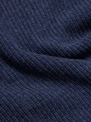 FRIZMWORKS Patch Wool-blend Sweater - Blue