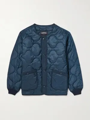 FRIZMWORKS Quilted Shell Field Jacket - Blue