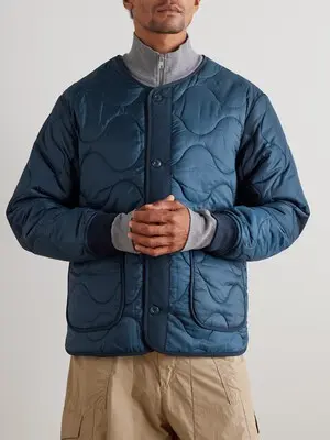 FRIZMWORKS Quilted Shell Field Jacket - Blue
