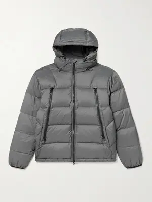 FRIZMWORKS Altavia Quilted Nylon Hooded Down Jacket