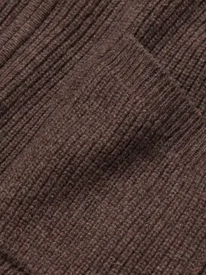 FRIZMWORKS Deck Ribbed Wool-blend Zip-up Cardigan