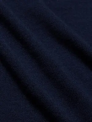 Canali Wool Rollneck Sweater - Blue