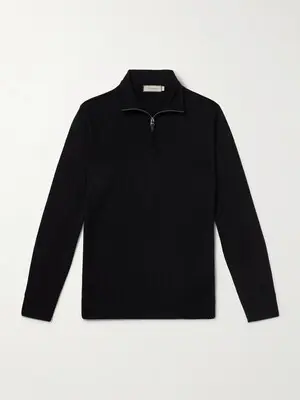 Canali Half-zip Wool Sweater