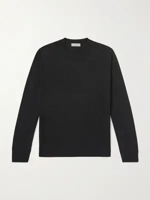 Men's Black Wool Sweaters