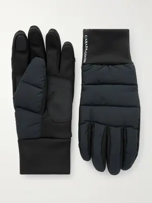 Canada Goose Quilted Shell Down Gloves - Black