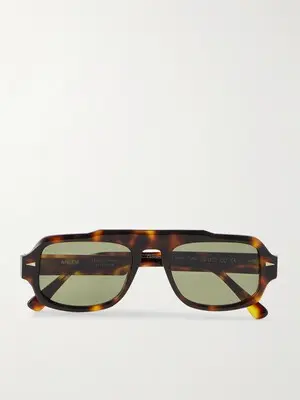 AHLEM George V Aviator-style Sunglasses - Tortoiseshell