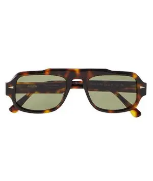 AHLEM George V Aviator-style Sunglasses - Tortoiseshell