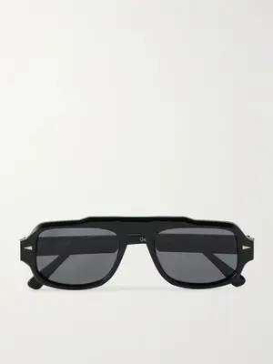 AHLEM George V Aviator-style Sunglasses - Black