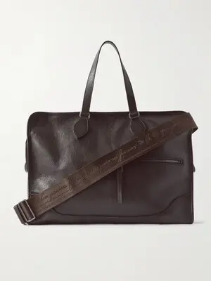 Berluti Venezia Leather Overnight Bag - Brown