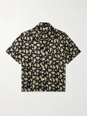 Men's Printed Camp Collar Shirts
