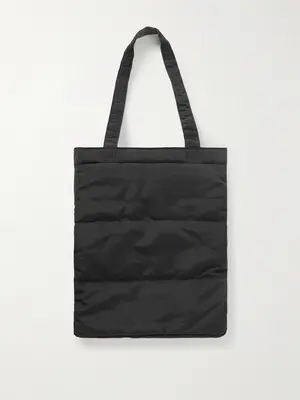 A.p.c. Logo-print Reversible Quilted Tote Bag