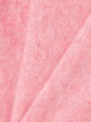 Sportmax Gubbio Cropped Cashmere Turtleneck Sweater - Pink