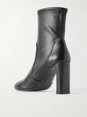 STUART WEITZMAN Babette Leather Ankle Boots