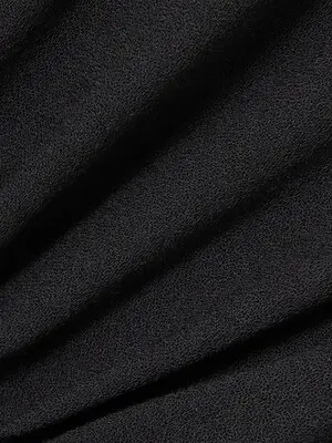 Rick Owens Cropped Wool-crepe Hoodie