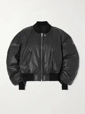 Women's Coated Cotton Bomber Jackets