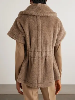 Max Mara Double-breasted Alpaca-blend Jacket