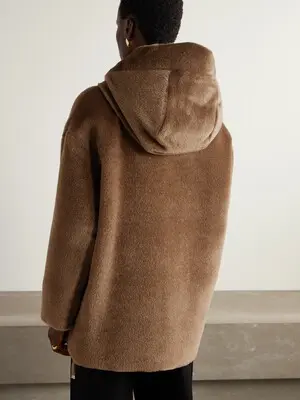 Max Mara The Cube Olivia Reversible Alpaca And Wool-blend Down Jacket