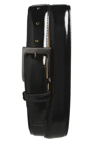 NORDSTROM Sam Polished Leather Belt