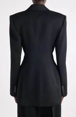 Givenchy Double-breasted Slashed Wool Blazer