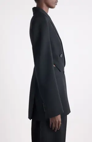 Givenchy Double-breasted Slashed Wool Blazer
