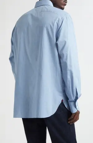 Isaia Cotton Button-up Shirt