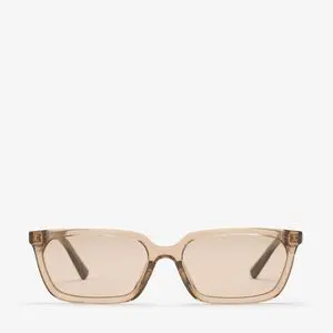 JIMMY CHOO Josi Rectangular Sunglasses - E5076 Transparent Tan