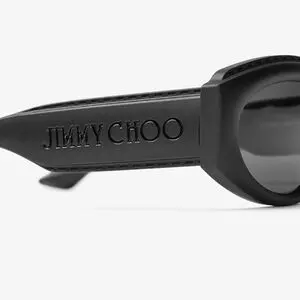 JIMMY CHOO Sue Oval Sunglasses