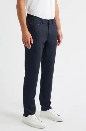 BRAX Five-pocket Hi Flex Modern Fit Pants - Navy