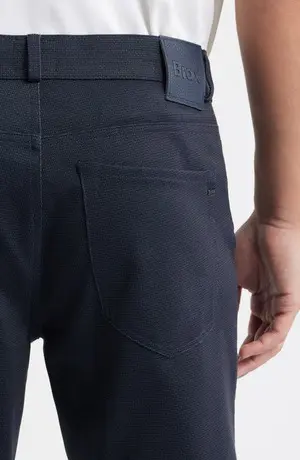 BRAX Five-pocket Hi Flex Modern Fit Pants - Navy