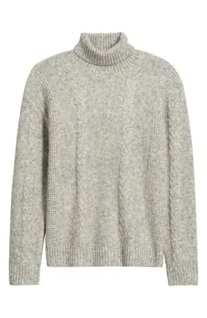 SCHOTT Tri-blend Turtleneck Sweater