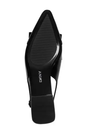 Dkny Caxine Slingback Penny Loafer Flat - Black